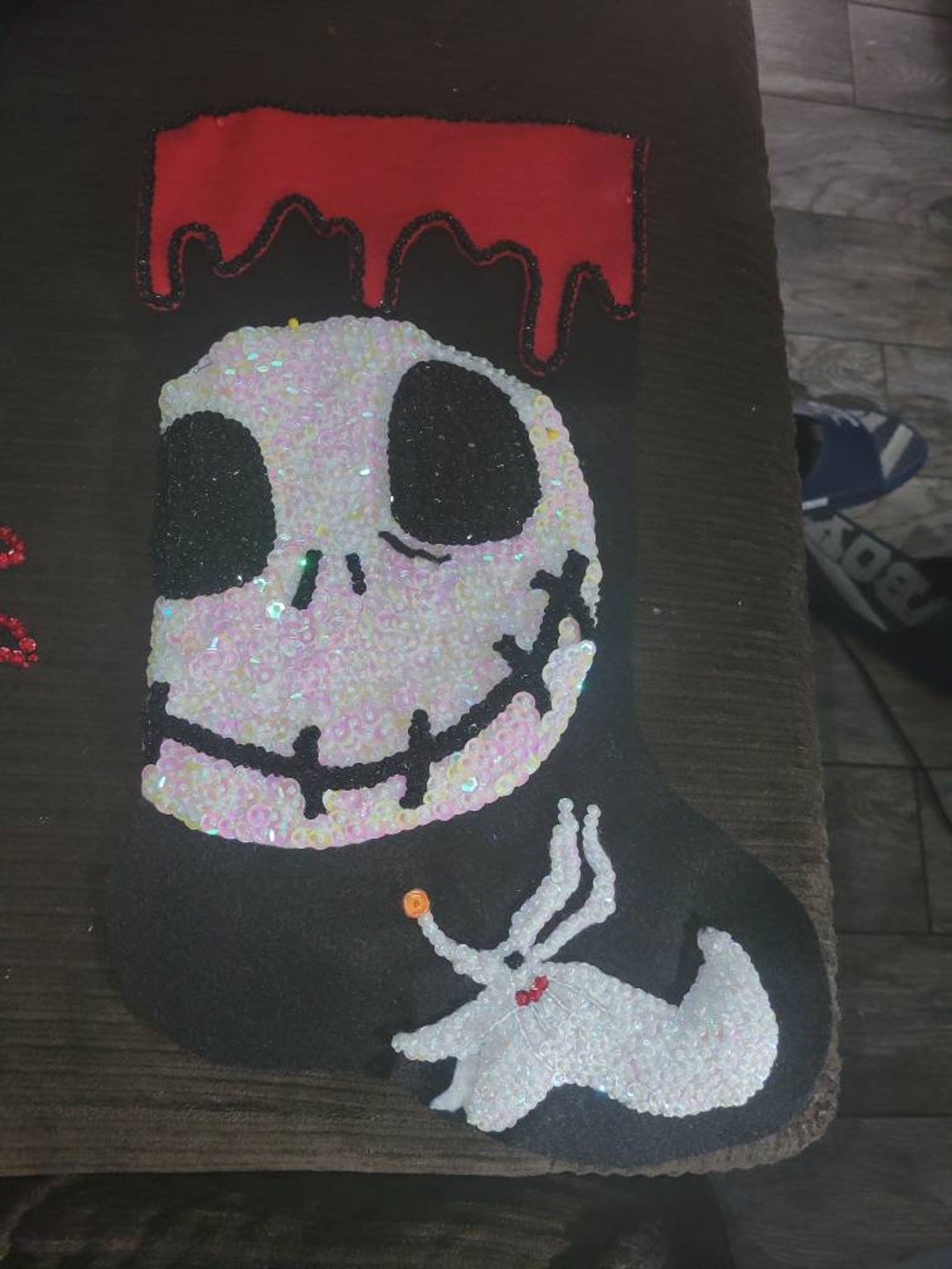 Jack Skellington Christmas Stocking - Etsy