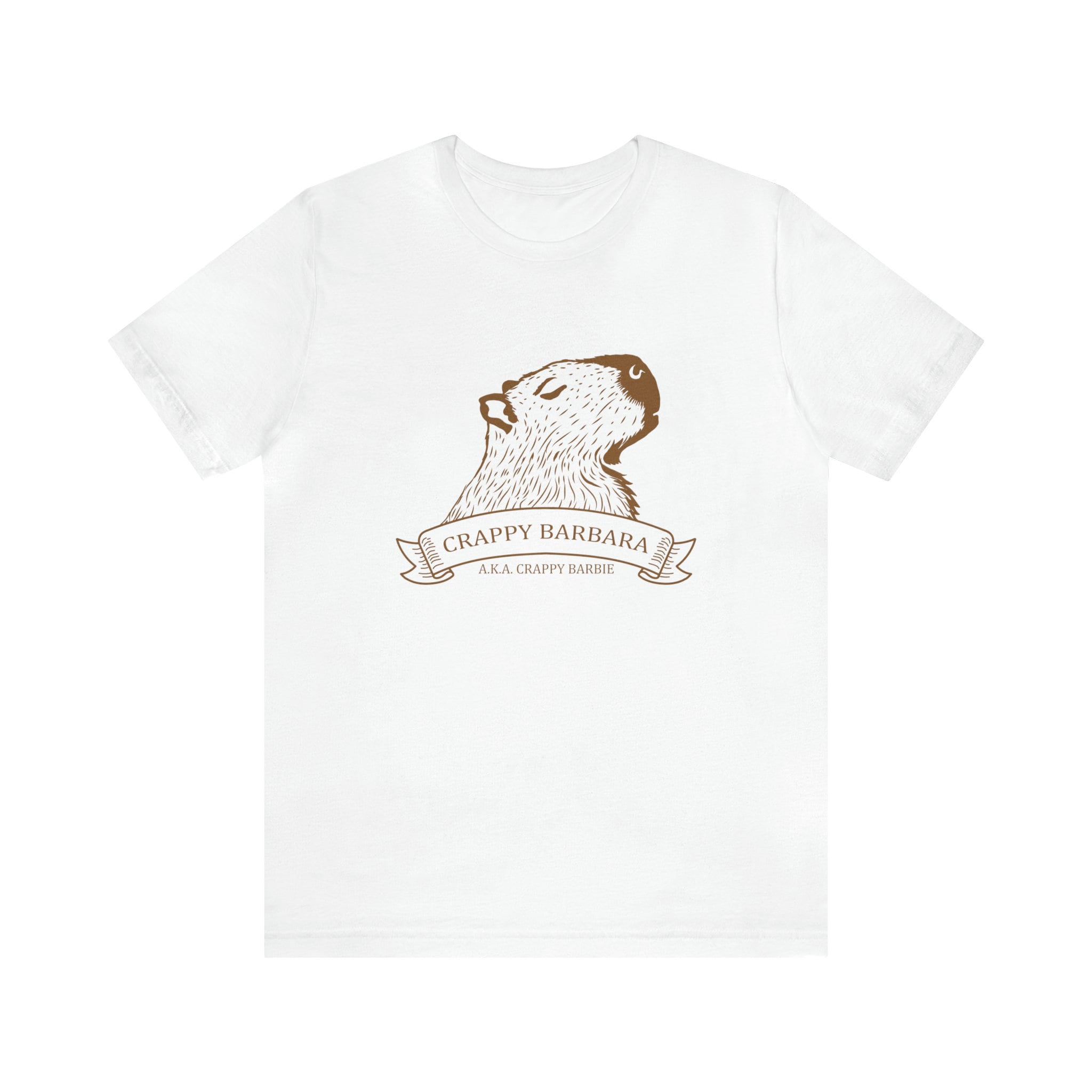 Crappy Barbara Funny Capybara Unisex T-shirt (original Design) - Crappy ...