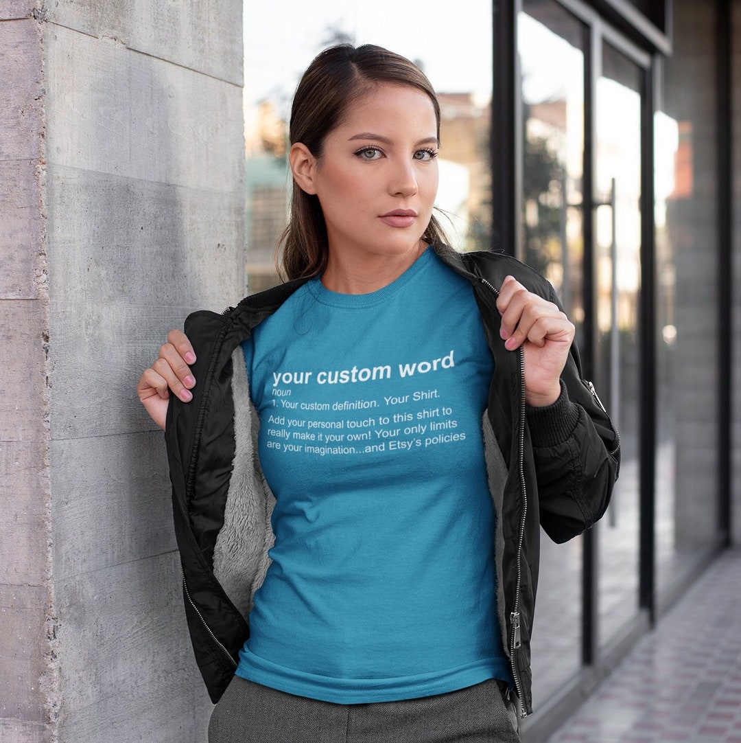 Custom Dictionary Definition Unisex T-shirt (bella+canvas) - Custom ...