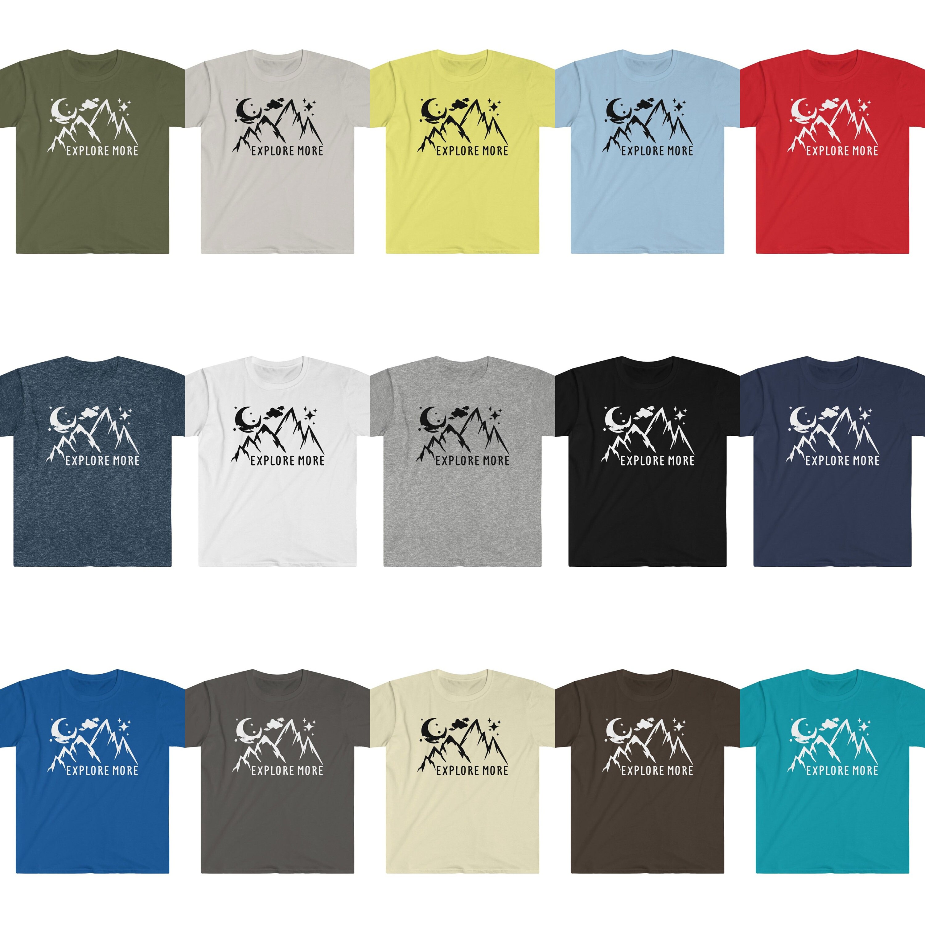 Explore More Unisex T-shirt Adventure Shirt Explore Shirt Camping Tee ...