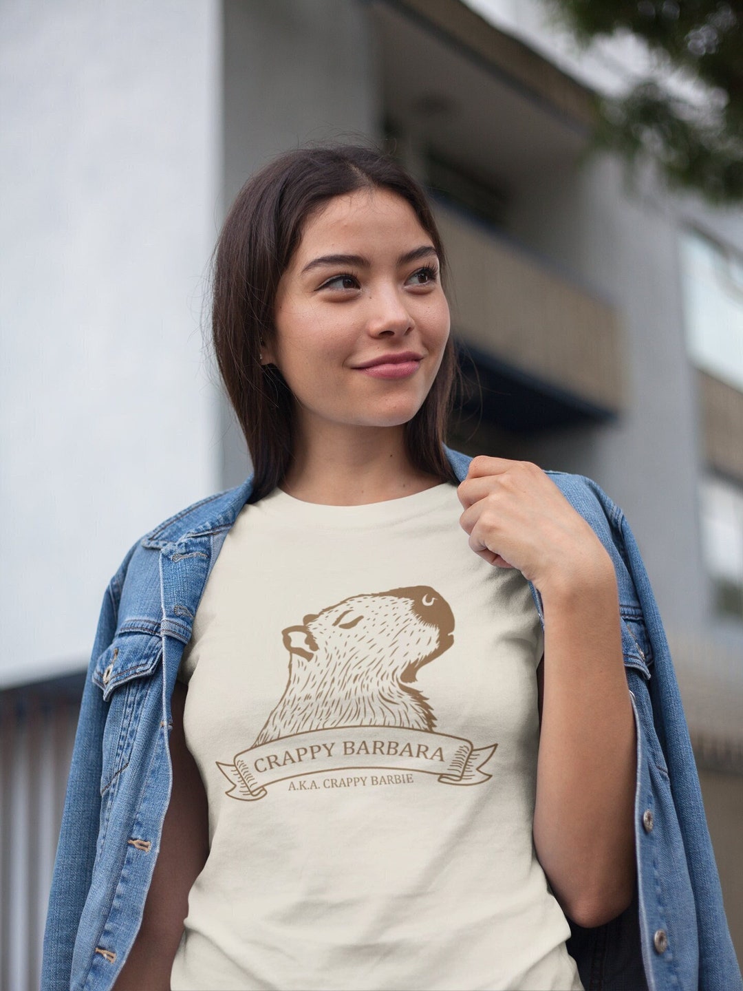 Crappy Barbara Funny Capybara Unisex T-shirt (original Design) - Crappy ...