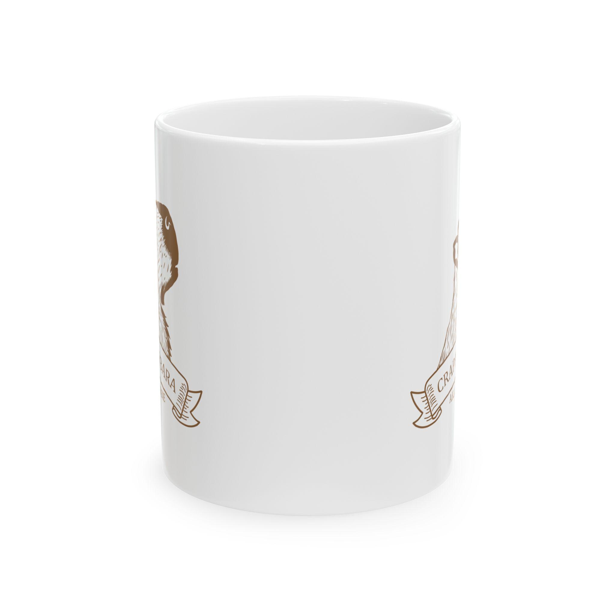 Crappy Barbara Funny Capybara Ceramic Mug 11oz - Crappy Barbara Mug ...