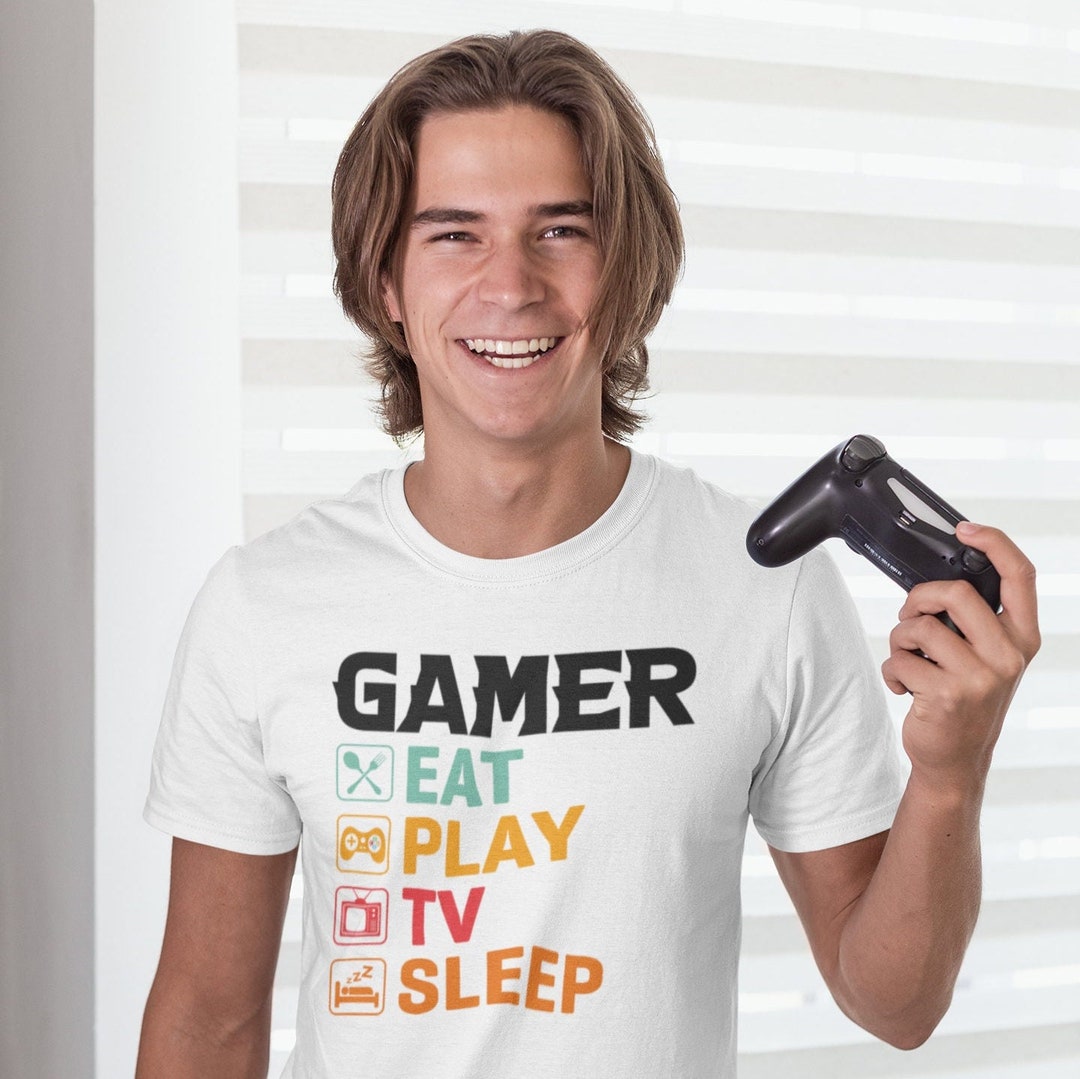 Camiseta Gamer Unisex Camisa de jugador / Camisa colorida / Camiseta de ...