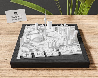 Toronto 3d Model Map - Etsy