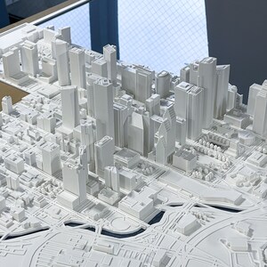 Custom 3D City Model Unique Decor Architectural Sculpture Personalized ...