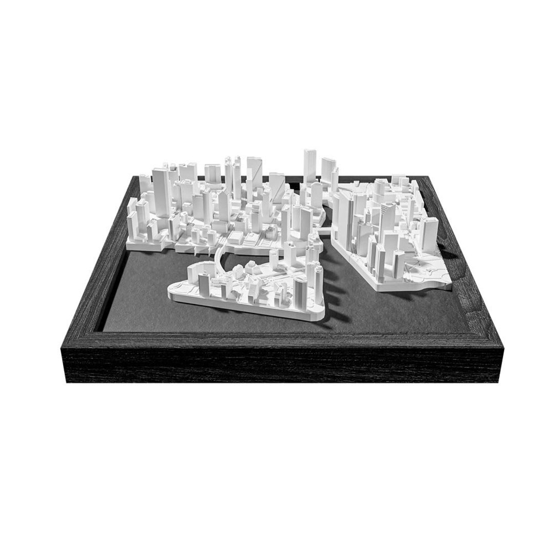 Miami 3D Print City Model Decor Architectural Sculpture - Etsy