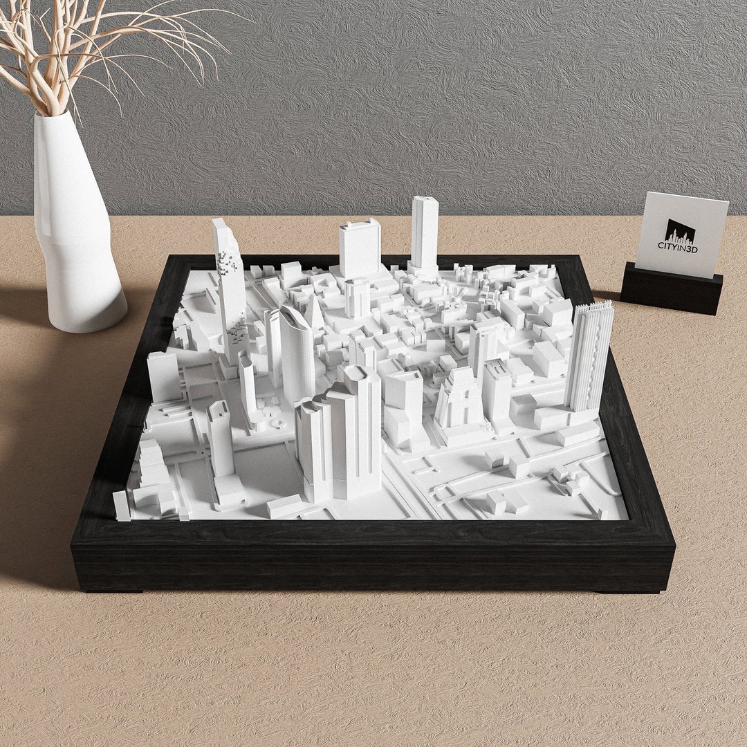 Bangkok Unique Wall Art Minimalist Skyline Decor Handcrafted ...