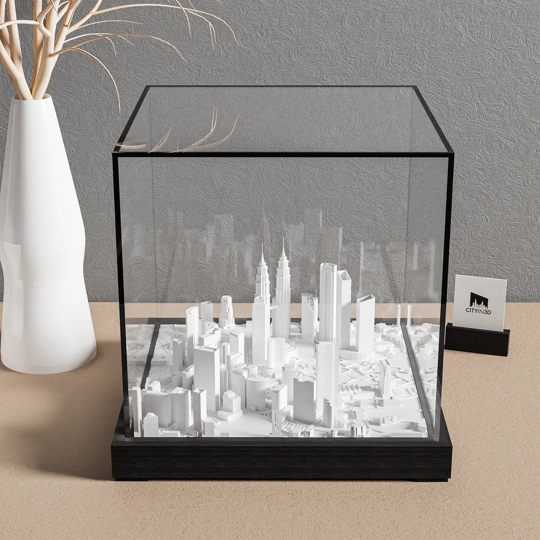 Kuala Lumpur 3D Architectural Model | Luxury City Skyline Sculpture ...