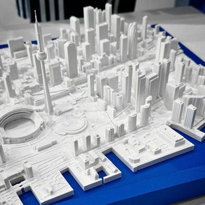 Custom 3D City Model | Unique Decor | Architectural Sculpture ...