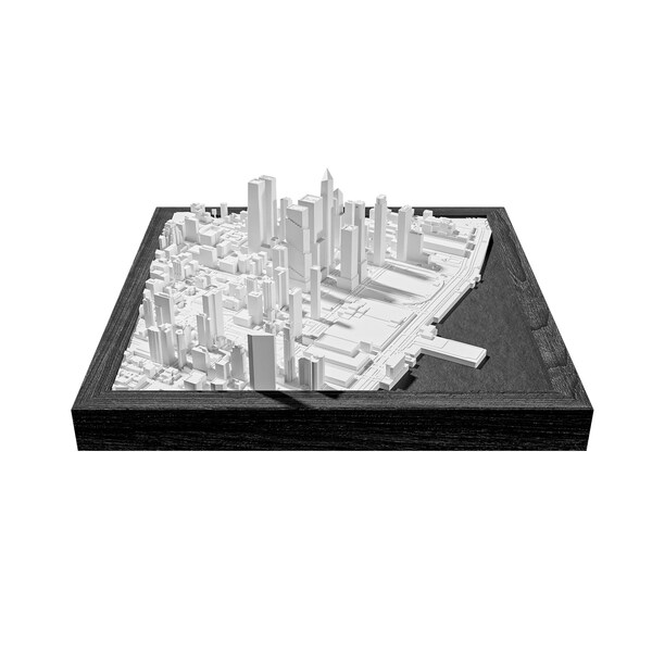Usa 3d Map City - Etsy