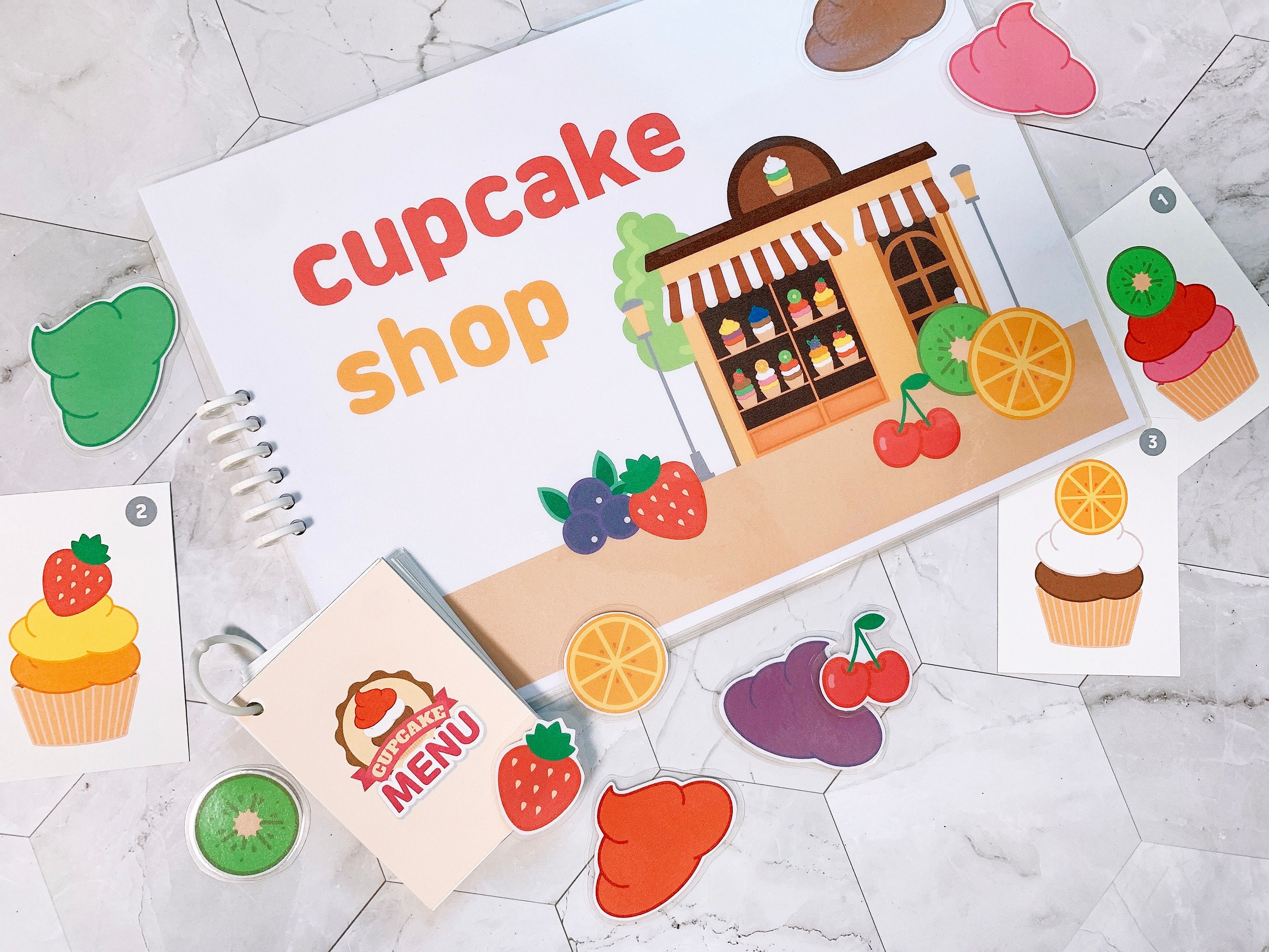 Pretend Play Printable Cupcake Shop Set Instant Download / Dramatic ...