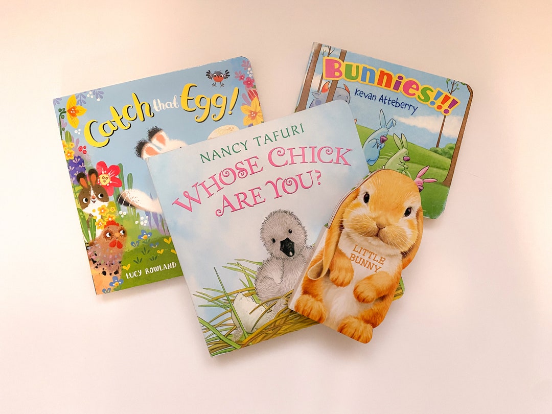 Easter & Spring Book Bundle Set With Decorations - Etsy