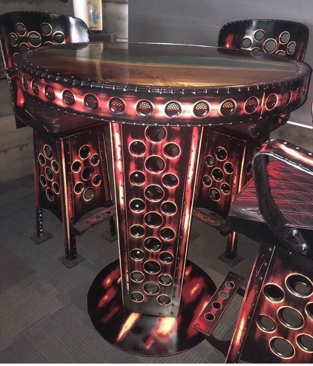 Industrial Pub Table - Etsy