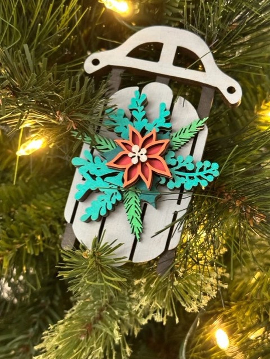 Highlander Cow DIY Ornaments for Holiday or Special Occasions Gift Idea ...