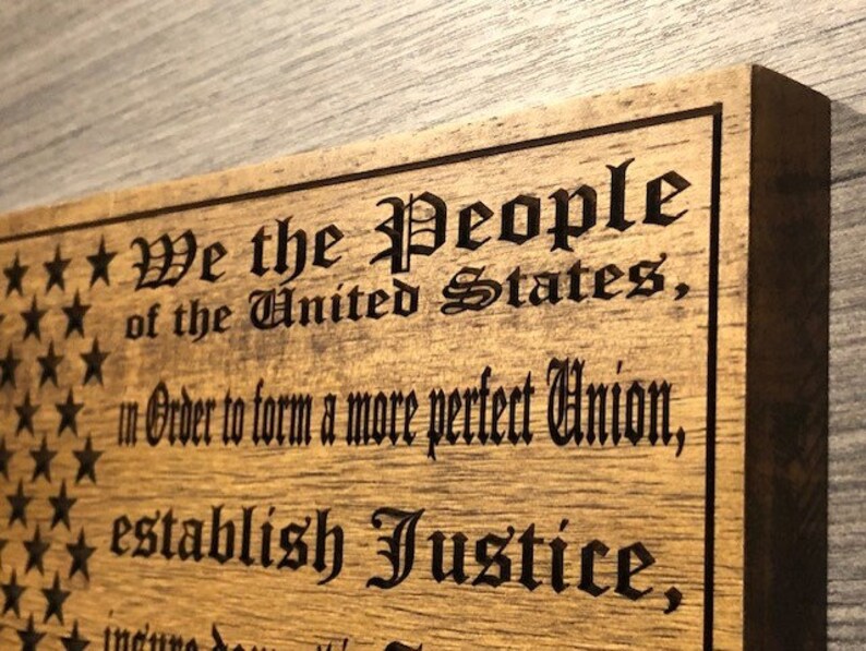 We the People Preamble for the Constitution of the United States ...