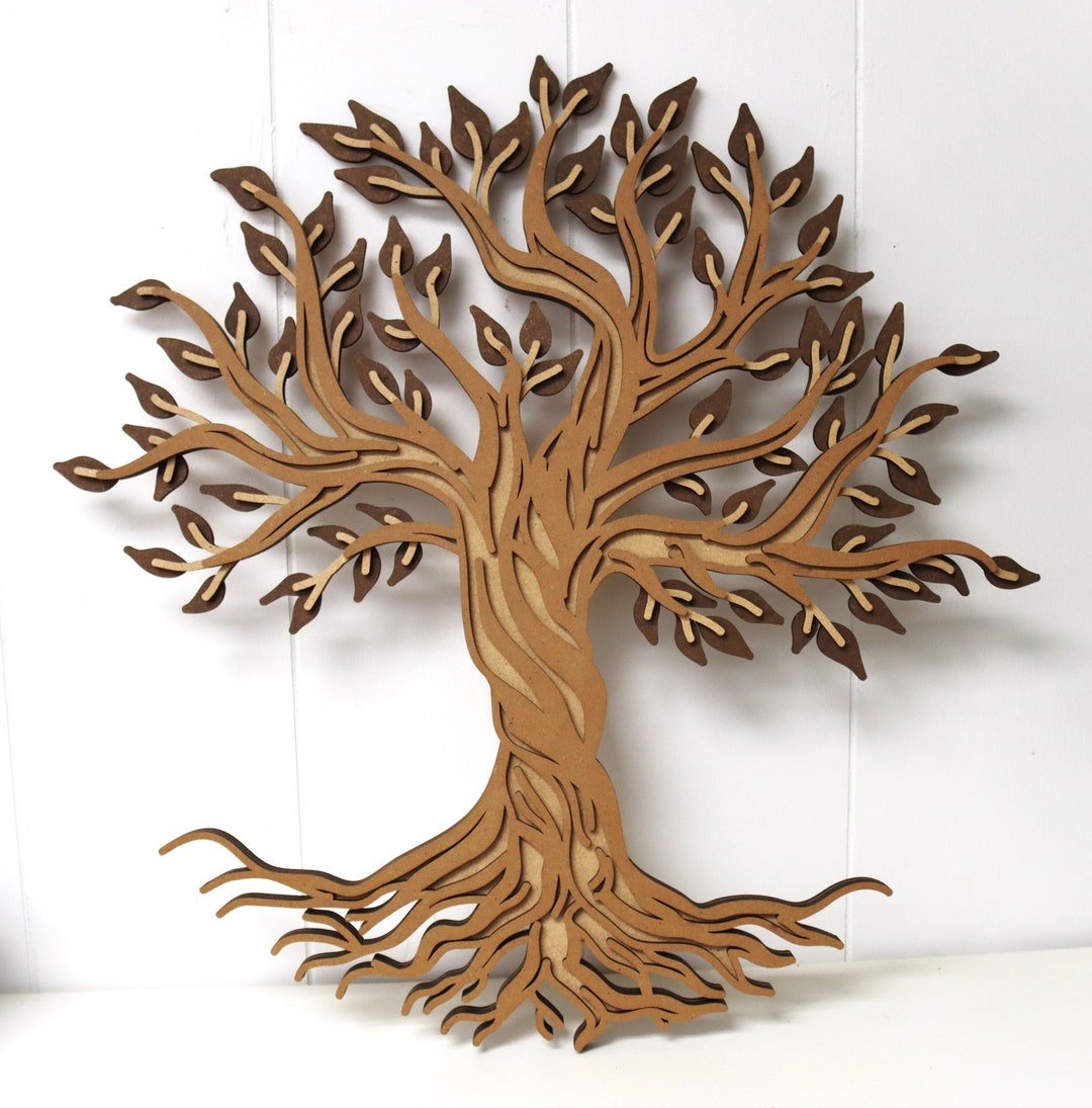 Tree of Life DIY Paintable MDF Crafting Kit | Gift Idea Kids Craft Wall ...
