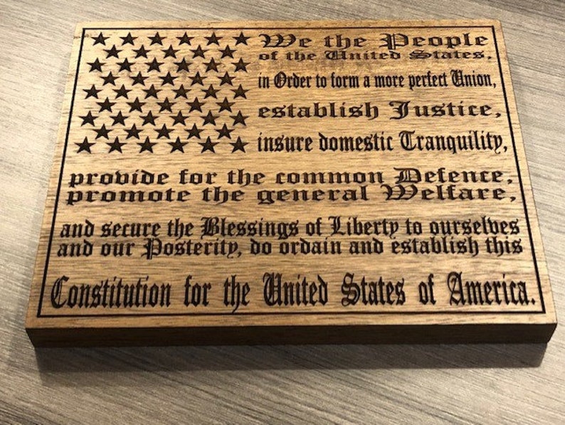 We the People Preamble for the Constitution of the United States ...
