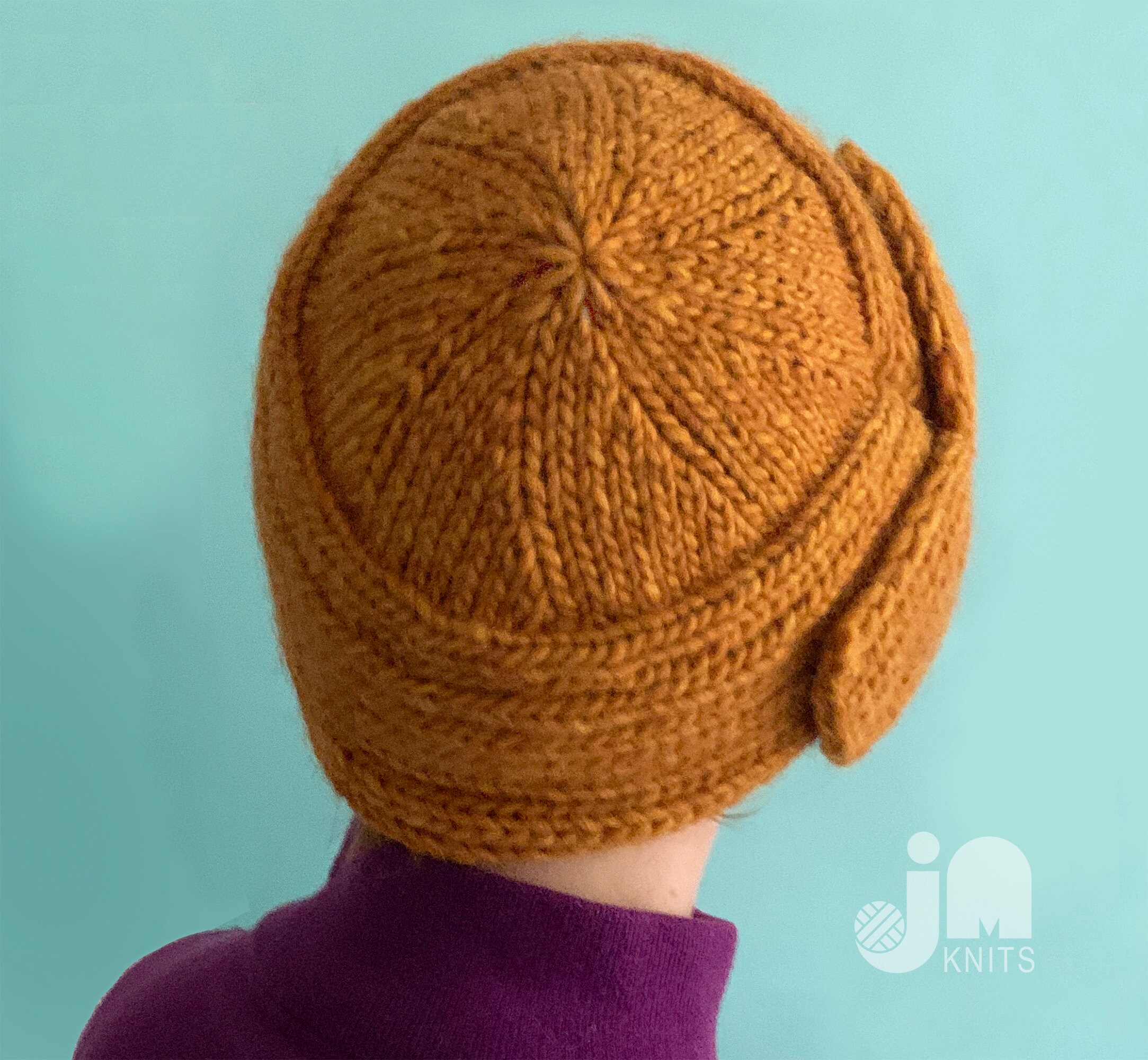 Easy Knit Hat | Jenny Cloche | Instant Download | Knitting Pattern PDF ...