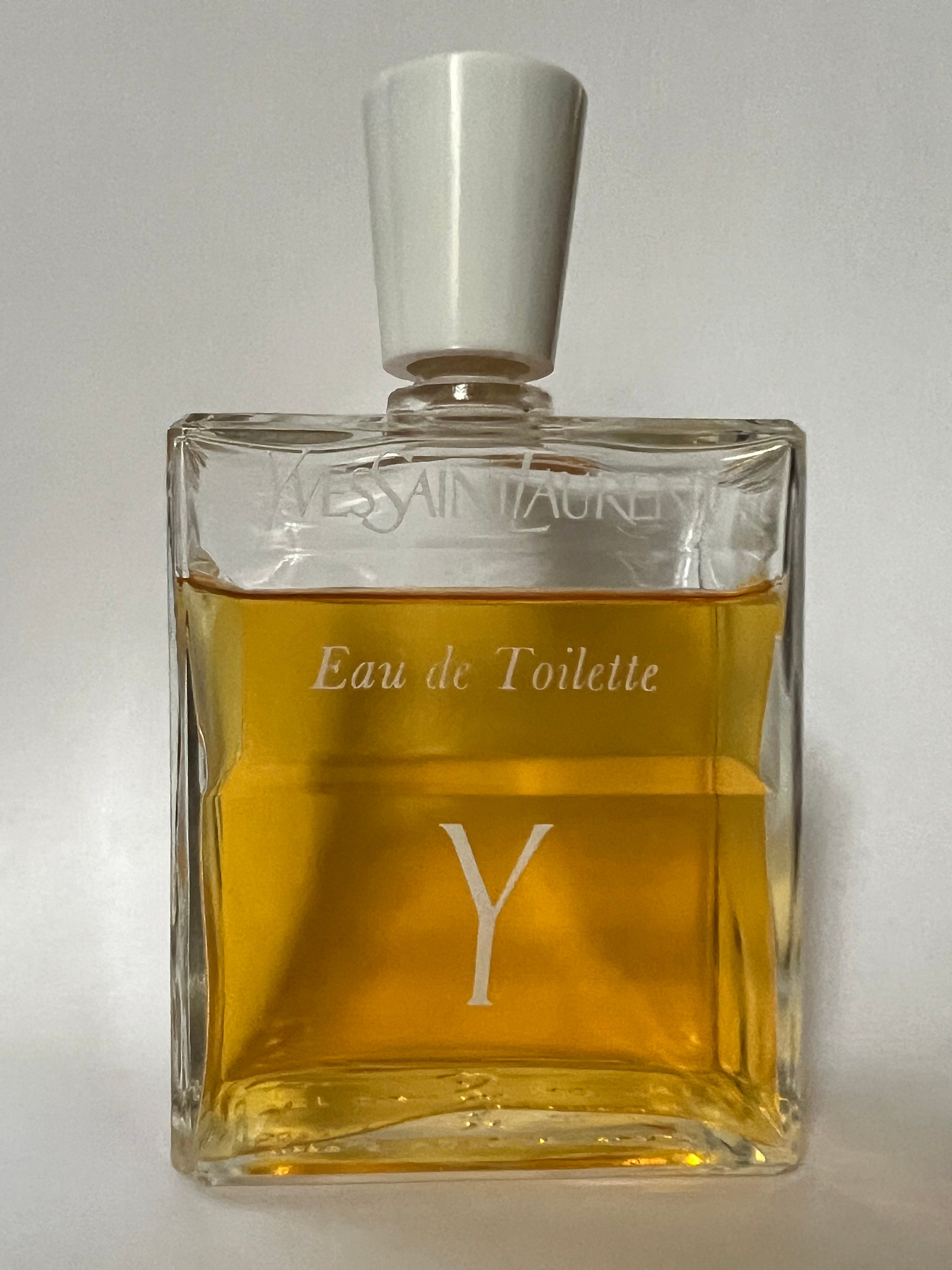 Vintage Y Yves Saint Laurent Eau De Toilette 4 Oz 115 Ml Old Formula Splash Almost Full the ...