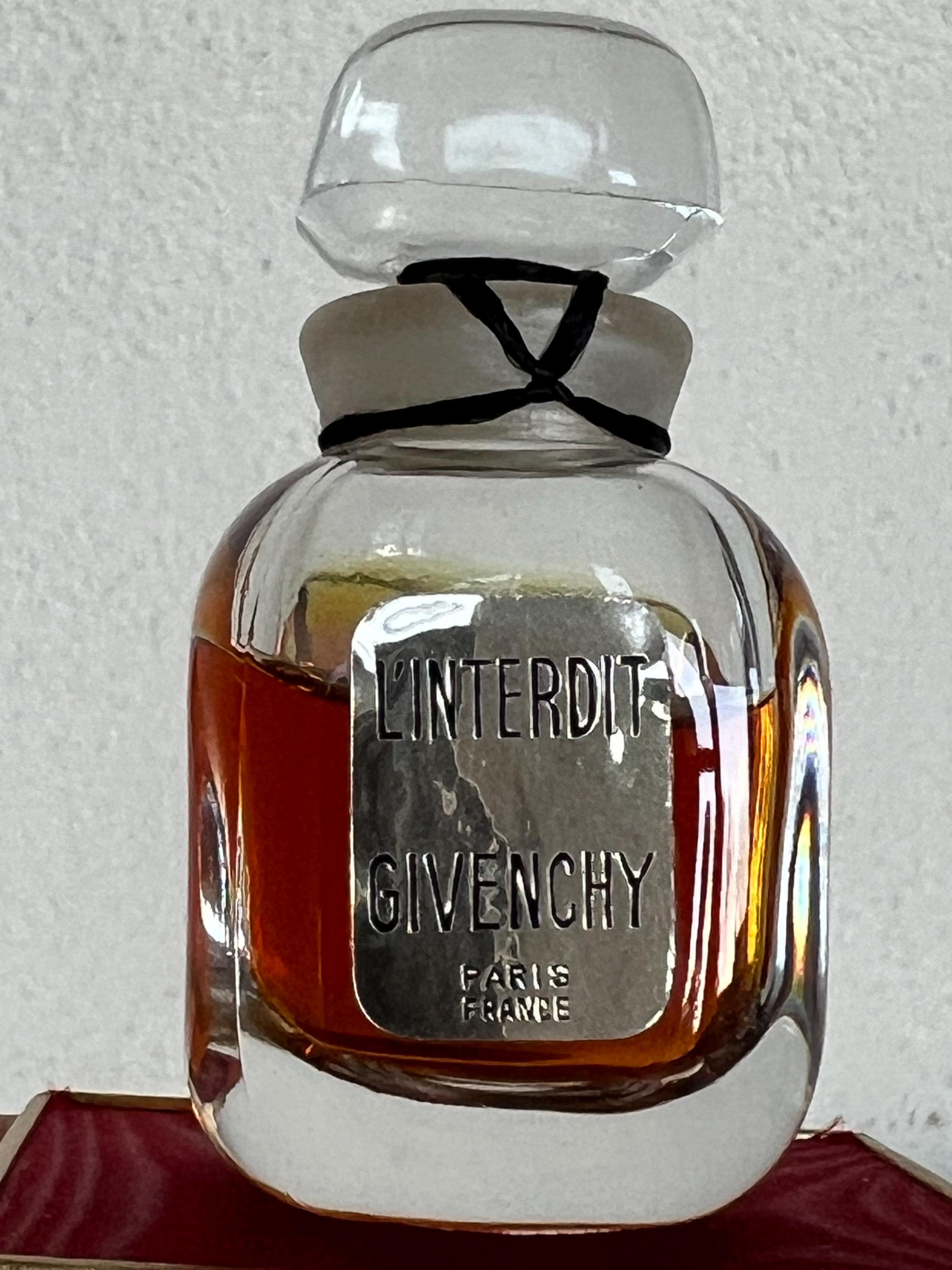 Vintage Givenchy L'interdit 1/2 Fl Oz 15 Ml Pure Perfume Parfum Extrait ...