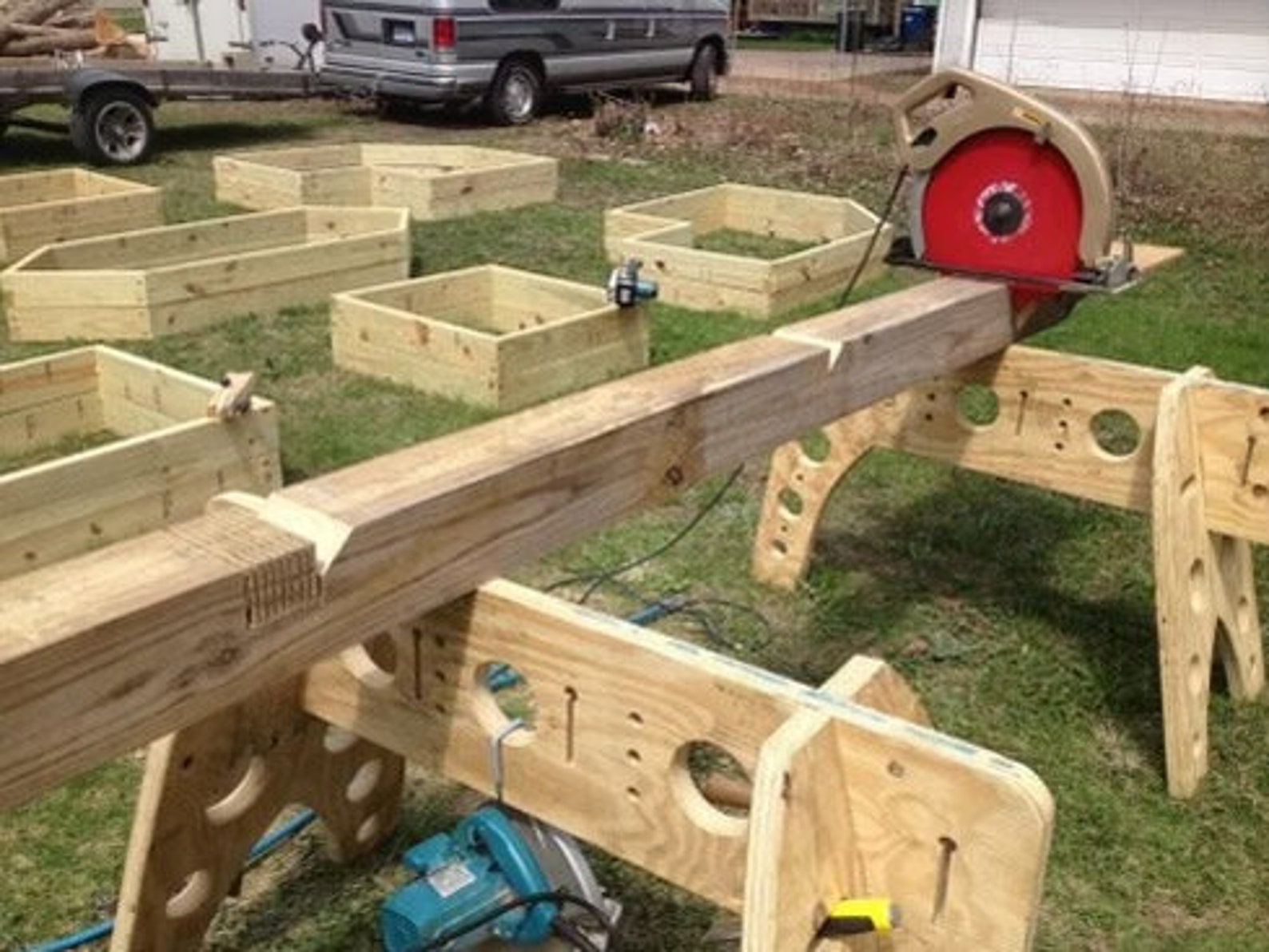 Tri-horse Work Station Plans - Etsy