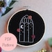 Gothic Window Embroidery Pattern ~ PDF Embroidery Pattern ~ Dark ...
