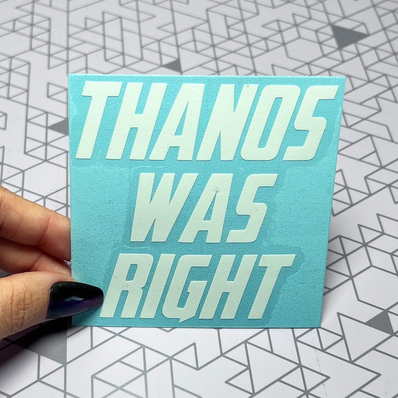 Thanos Stickers - Etsy