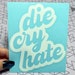 Hold on Tight, Spider Monkey Twilight Visor Mirror Vinyl Decal - Etsy