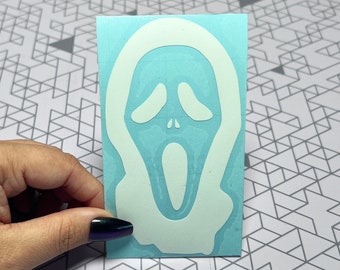 Floral Ghostface Vinyl Decal, Scream Vinyl Decal for Car - Etsy