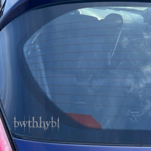 BWTHHYBL Twilight Glitter Vinyl Decal - Etsy