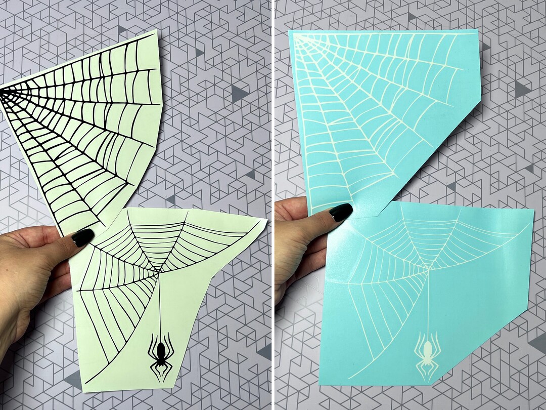 Spiderwebs Vinyl Decals - Etsy