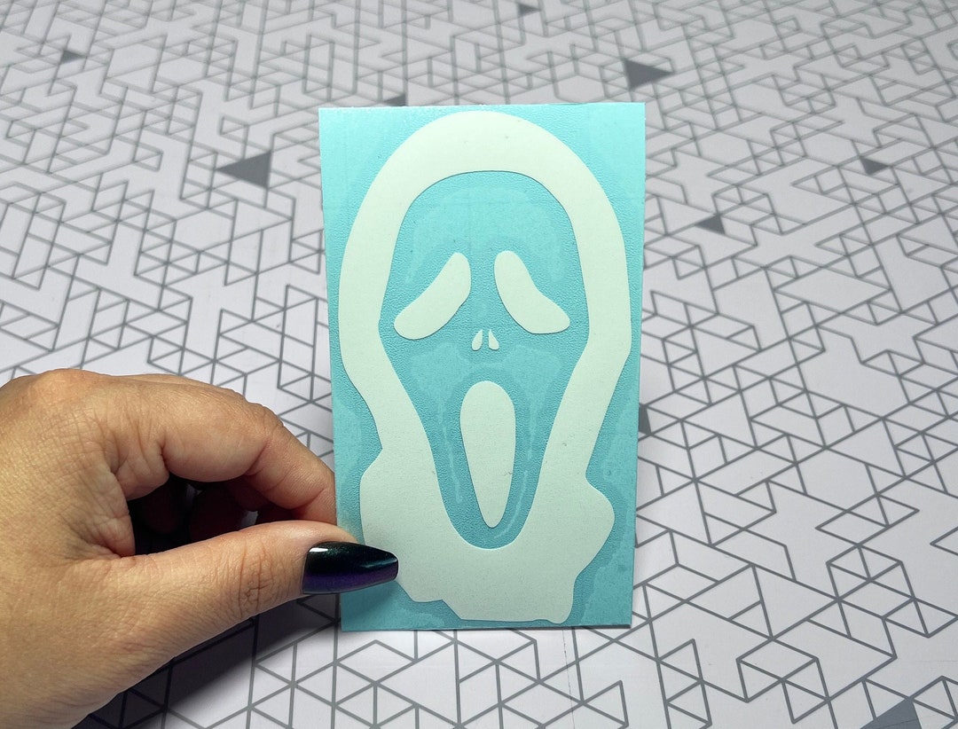 Scream Ghostface Vinyl Decal - Etsy