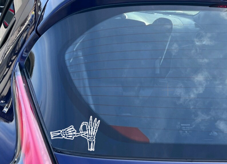 Skeleton Hand Sex Decal Etsy