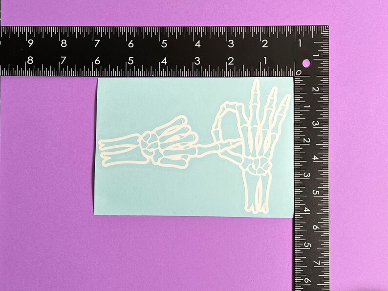 Skeleton Hand Sex Decal - Etsy