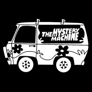 Mystery Machine Vinyl Decal - Etsy
