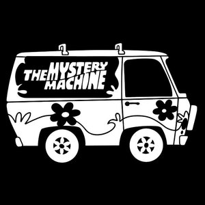 Mystery Machine Vinyl Decal - Etsy