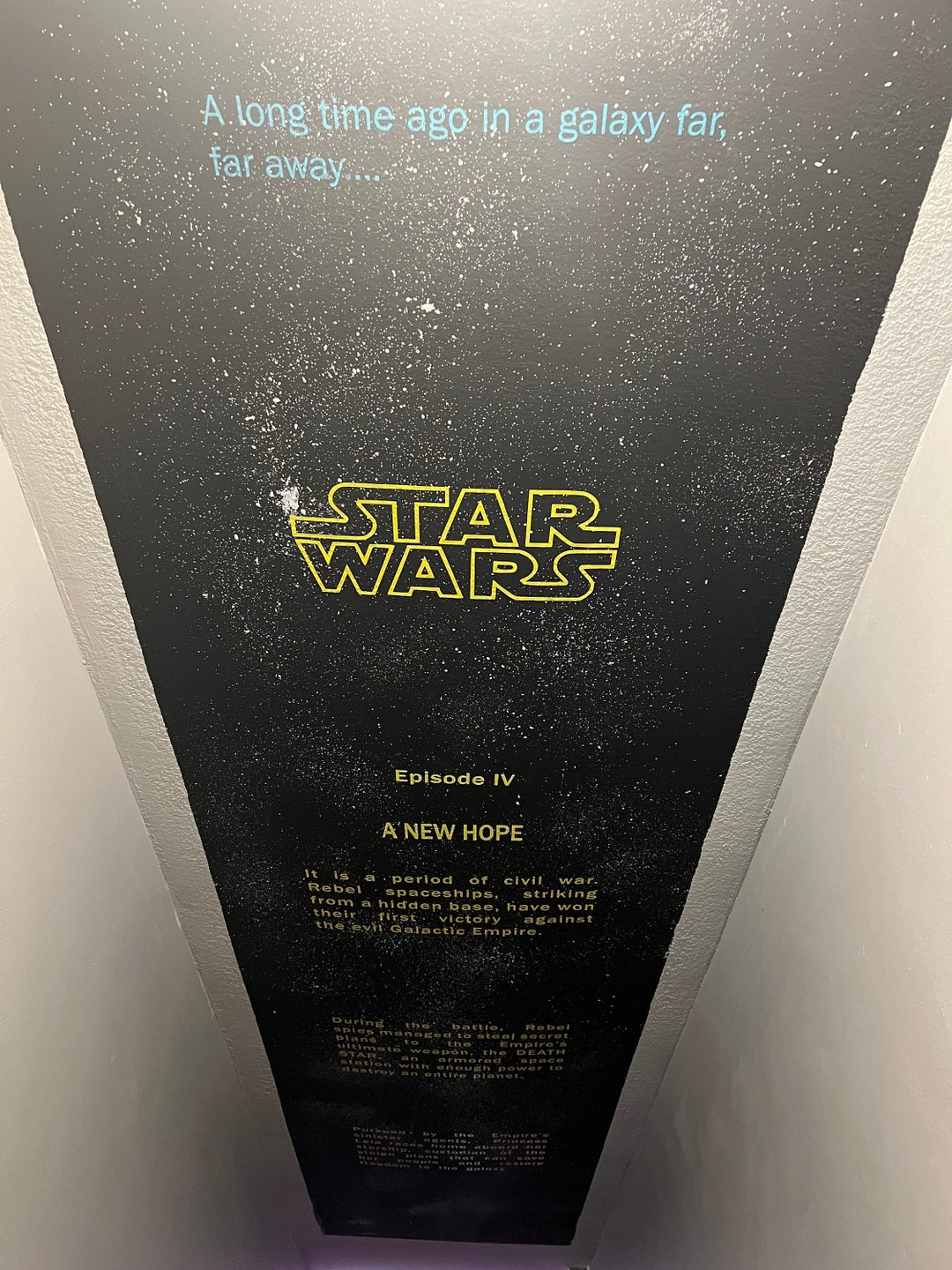 Star Wars Opening Crawl Stairway Ceiling DIE CUT Vinyl Decal - Etsy