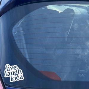 Live Laugh Loca Vinyl Decal - Etsy