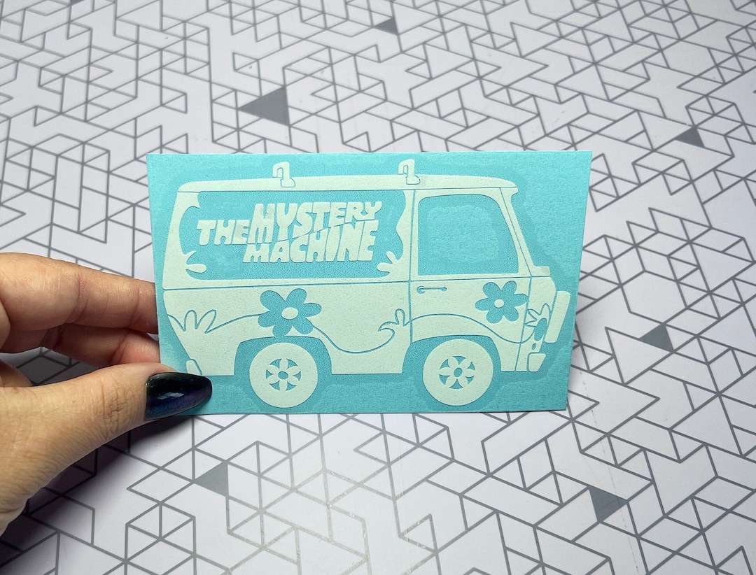 Mystery Machine Vinyl Decal - Etsy