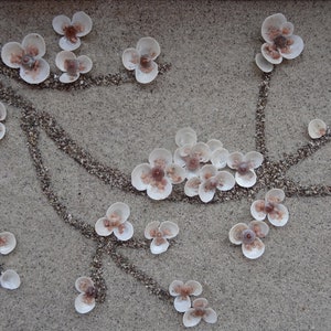 Painting of Shells and Sand "sakura Branch" - Etsy Canada