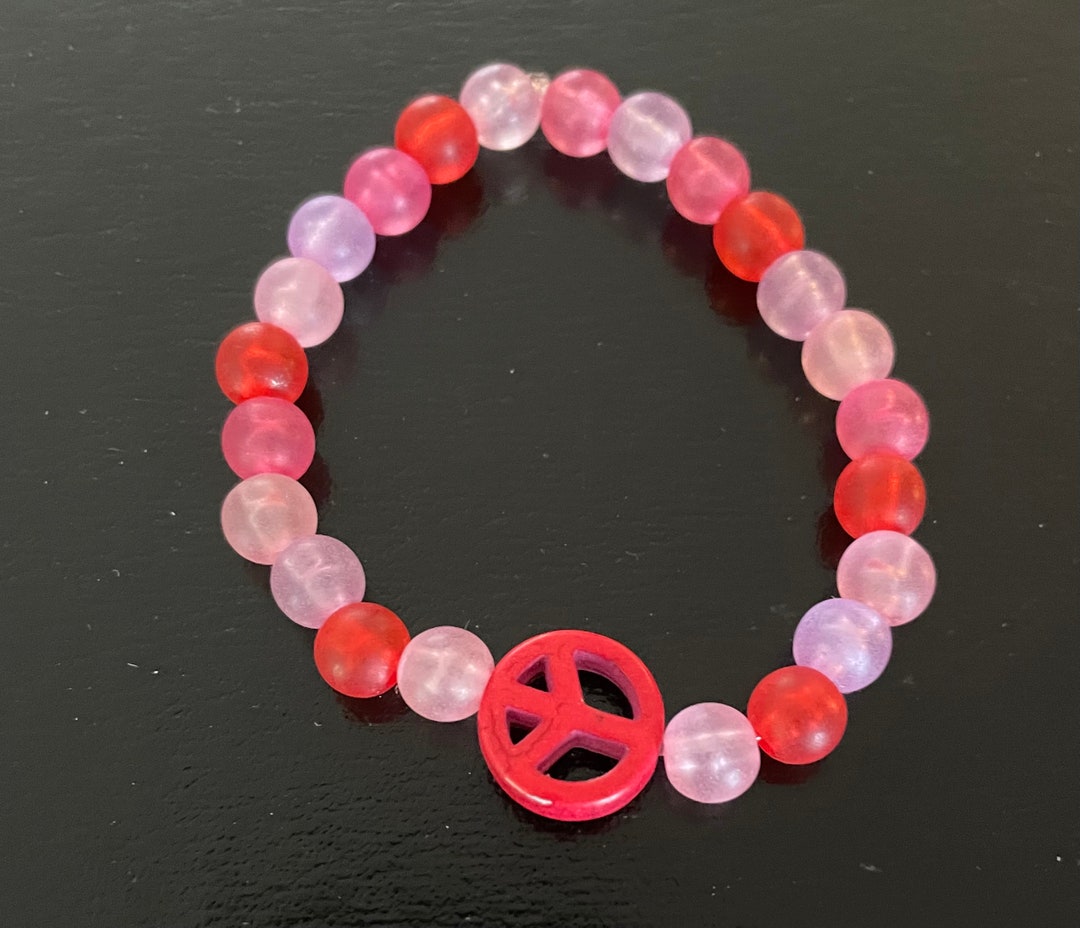 Peace Sign Bracelets - Etsy