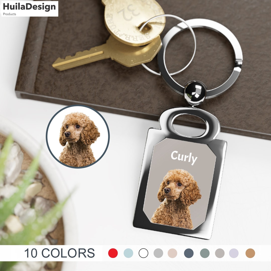 Custom Pet Keychain Pet Photo Personalized Dog Keychain Custom - Etsy