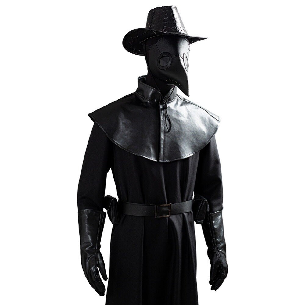 Plague Doctor Cosplay Long Robe Cape Outfits Steampunk Plague | Etsy