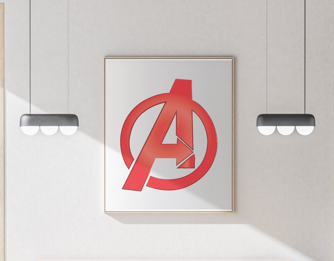 Avengers Logo Poster ,avengers Logo, Thor, Hulk, Captain America ...