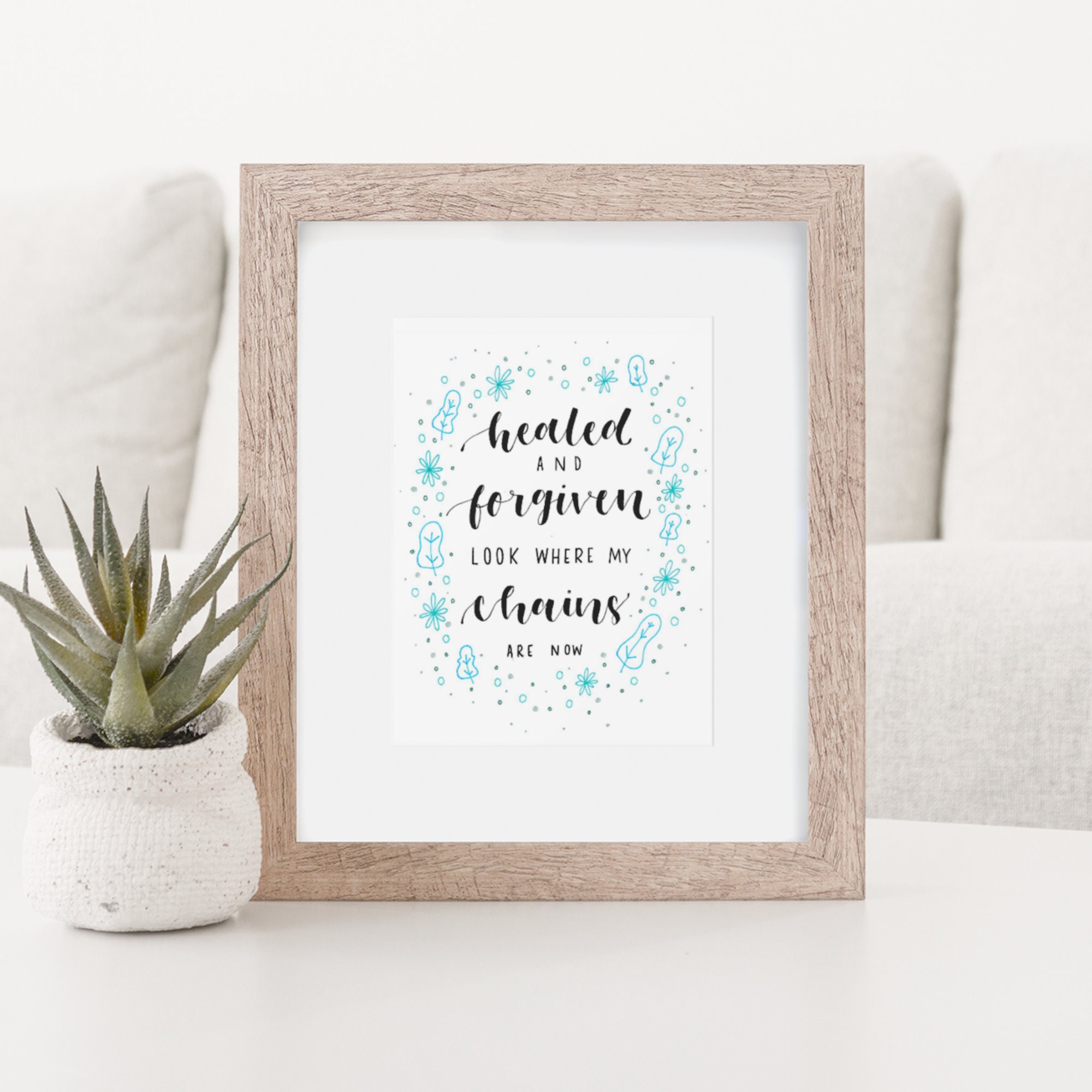 Office Bible Verse, Nursery Bible Verse, Scripture Print, Christian ...
