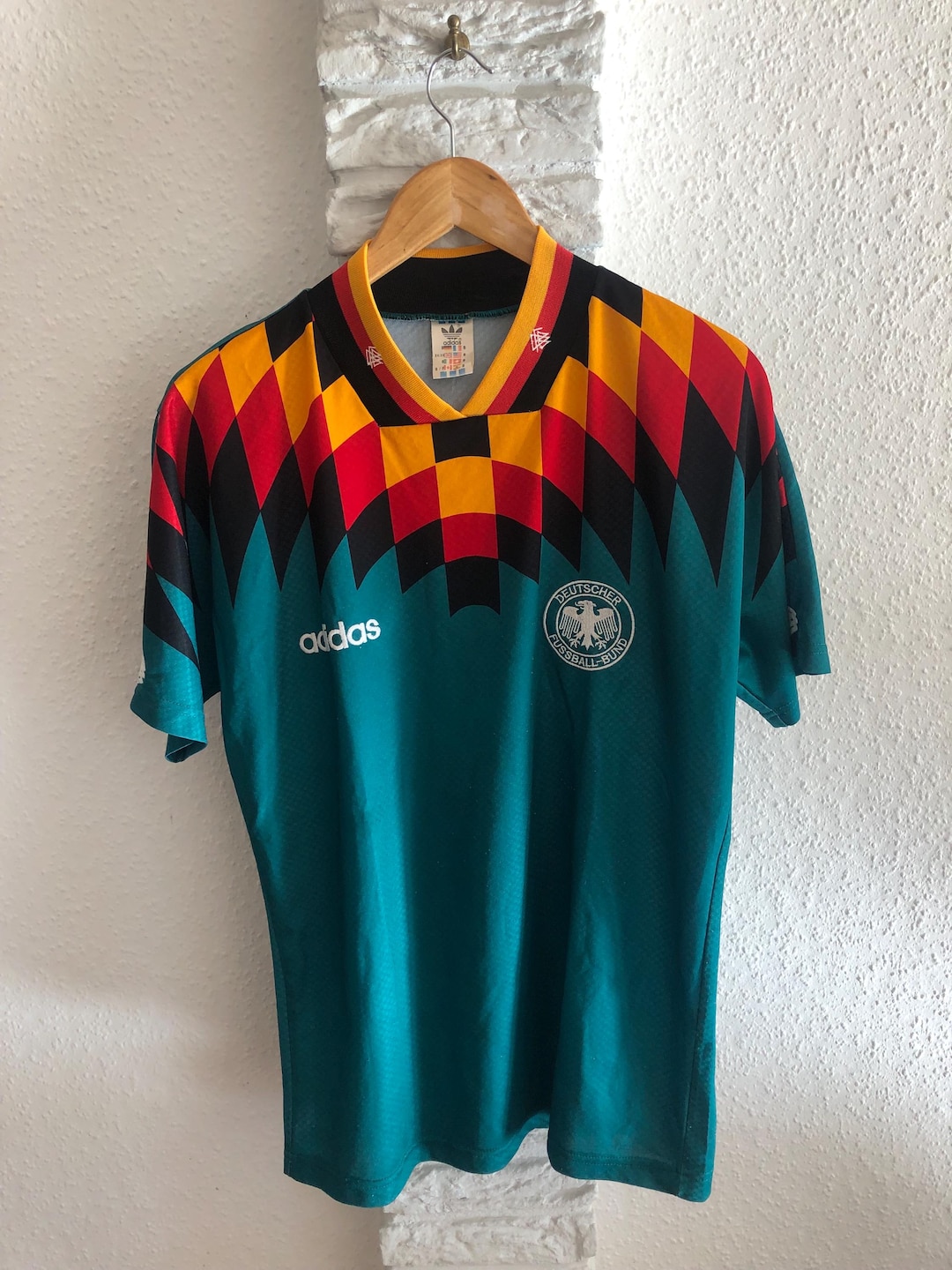 Vintage Germany Jersey 1994, DFB Jersey Green, Size S - Etsy