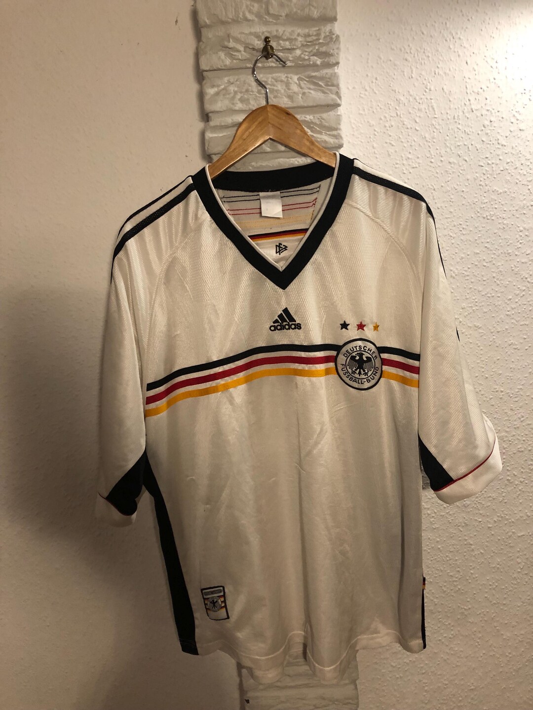 Vintage Germany DFB Jersey Size XL, Adidas Jersey 1998 - Etsy