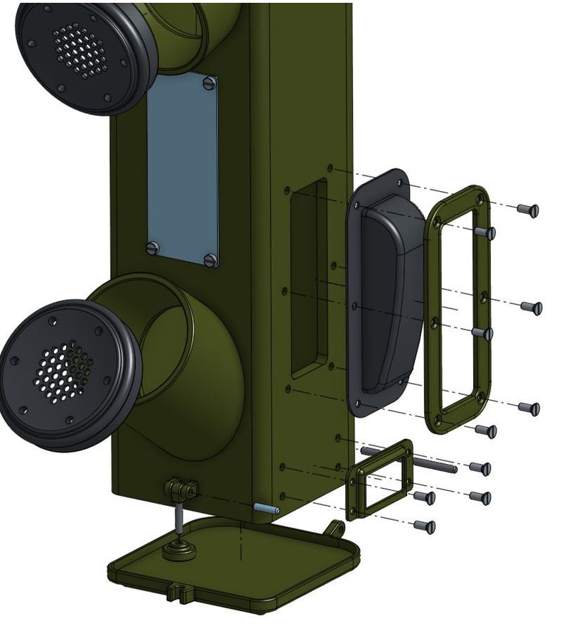 3D Print Files - 1/1 Scale World War II US Army SCR-536 Radio Replica ...