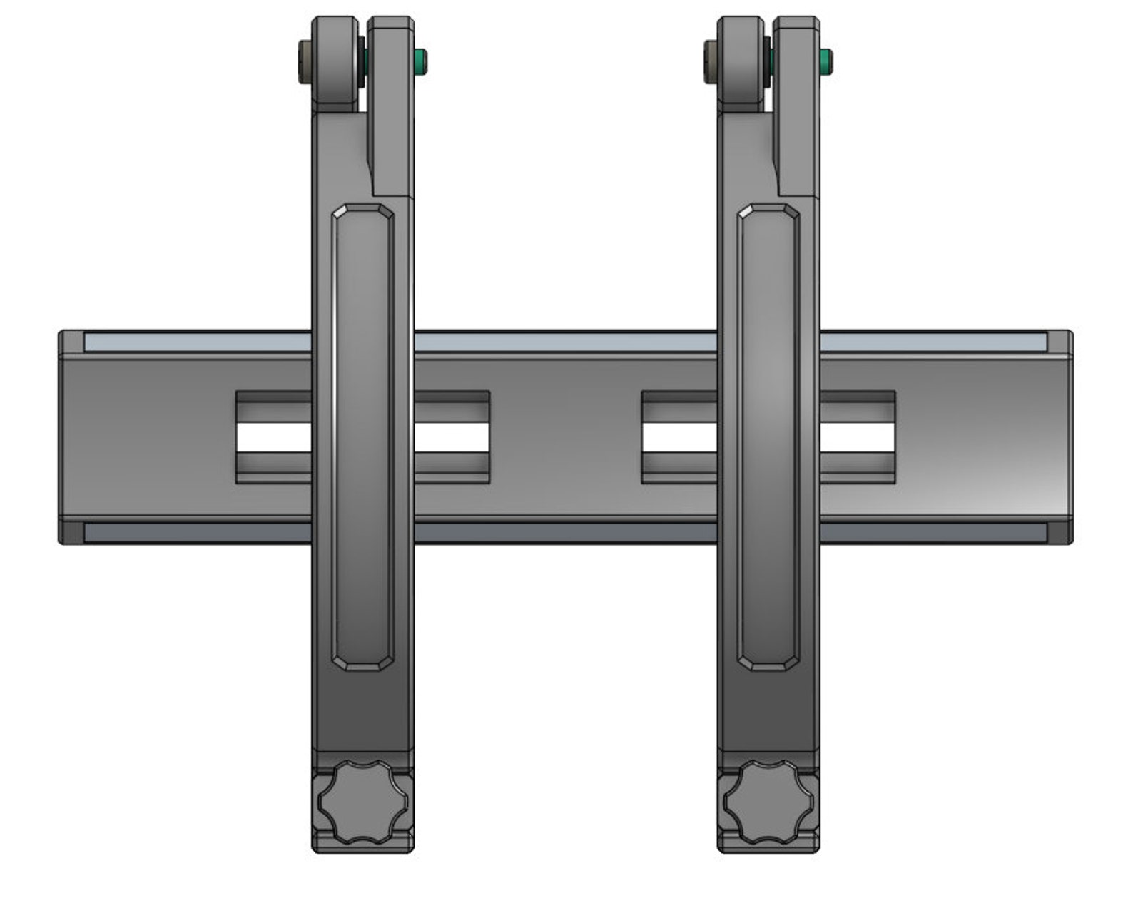 3D Print Files - Modifiable Telescope Tube Rings With Aluminium Rail ...