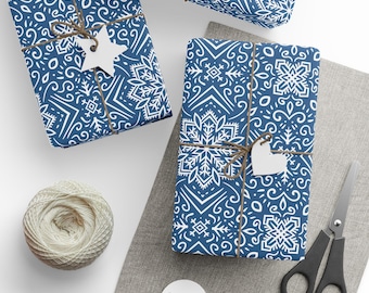 UNIQUE and Classic VINTAGE Christmas Wrapping Paper Pattern - Etsy